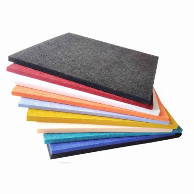 China 12x24 Multicolors Auditorium  PET Polyester Acoustic Panels Noise Insulation for sale