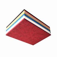 China TUV 12mm Sound Absorbing Decoration Polyester  Pet Panels Acoustic for sale