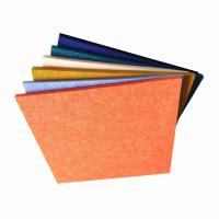 China INTERTEK Decorative Sound Absorbing Polyester Acoustic Panels Wall Tiles for sale