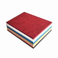China Tuv 12mm Pet Recyclable Polyester Sound Absorbing Felt Panels for sale