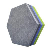 China Hexagon Polyester Acoustic Panels for sale