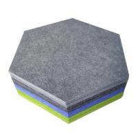 China Self Adhesive 12mm 1700gsm Decorative Acoustic Panels for sale