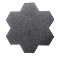 China Hexagon 15mm NRC 0.75 Sound Absorbing Acoustic Panels for sale