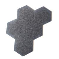 China Flame Retardant 300mm Diameter 15mm Polyester Acoustic Panels for sale