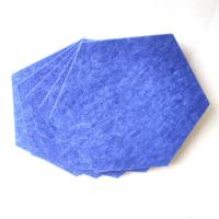 China Geometry Shaping 15mm 2000gsm Pet Felt Panels for sale