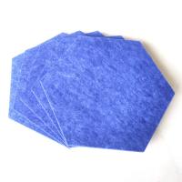 China Geometry Shaping 15mm 2000gsm Pet Felt Panels for sale