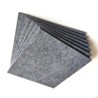 China needle punched Decorative Sound Absorbing Felt Wall Panels Eco glue bonded for sale