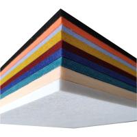 China Non Formaldehyde 9mm Colorful Decorative  Sound Dampening Foam Panels for sale