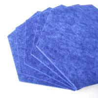 China Colorful 300mm Diameter Hexagon Felt Acoustic Panels for sale