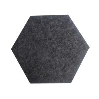 China Colorful 300mm Diameter Hexagon Felt Acoustic Panels for sale