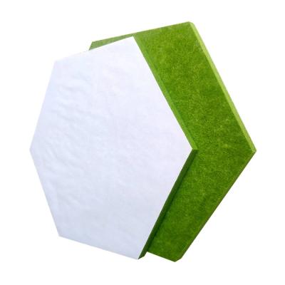 China Velcro Friendly Hexagon 15mm Pet Felt Panels for sale