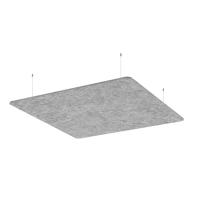 China SGS Fire Rated 12mm Geometric Soundproof Barrier Panels Reflections Elimination for sale