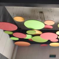 China 1200*600mm 12mm Ceiling Board PET Acoustic Baffle Panel for sale