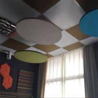 China SGS  OEKO 47 Colors Polyester Ceiling Mounted Acoustic Panels for sale