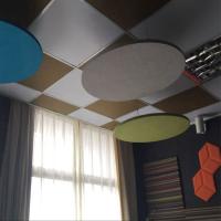 China Dia 1200mm Fire Rated 25mm Acoustic Baffle Ceiling Panels for sale