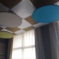China 25mm Polyester Acoustic Ceiling Panels for sale