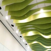 China 1200*600mm 12mm Ceiling Board PET Acoustic Baffle Panel for sale