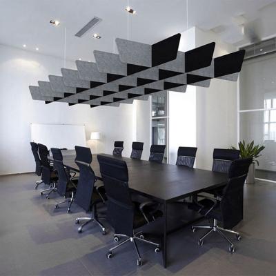 China Noise Reducing EN13501-B 15mm Acoustic Ceiling Board for sale