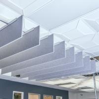 China SGS Smooth Surface 12mm Polyester Office Acoustics for sale