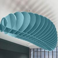 China ASTM E84-A 100% Polyester Soundproof Ceiling Tiles for sale