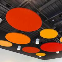 China SGS  OEKO 47 Colors Polyester Ceiling Mounted Acoustic Panels for sale