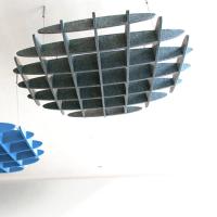 China 100% Polyester ASTM E 84 Acoustic Ceiling Panels for sale