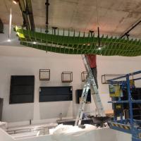 China 100% Polyester ASTM E 84 Acoustic Ceiling Panels for sale