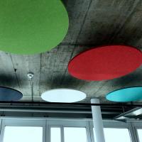 China 100% Polyester ASTM E 84 Acoustic Ceiling Panels for sale