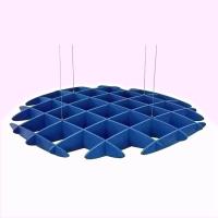 China Noise Reducing EN13501-B 15mm Acoustic Ceiling Board for sale