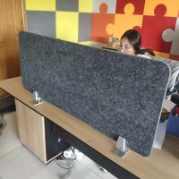 China Recyclable 9mm Length 1200mm Acoustic Desk Screen for sale