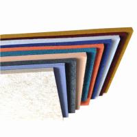 China Recycled Decoration 20mm 4000g/Sqm PET Felt Panels for sale