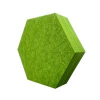 China Geometry Shaping 9mm EN 13501-B Felt Wall Tiles for sale
