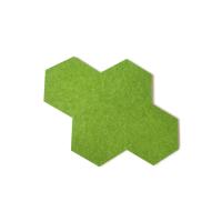China Hexagon 1300gsm Length 150mm PET Felt Panels for sale