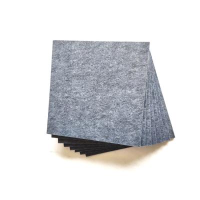 China 1700gsm 25mm White Polyester Fiber Acoustic Panel For Classrooms for sale