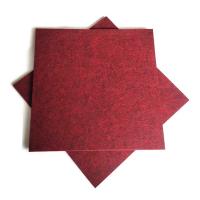 China Easy Cutting 25mm 3000gsm PET Felt Panels for sale