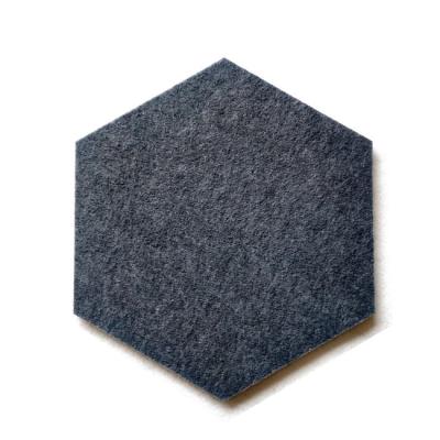 China Fireproof Recycled 12mm Rigid Acoustic Felt Panels for sale