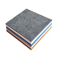 China 100％ PET 1300gsm 9mm Acoustic Wall Panels for sale