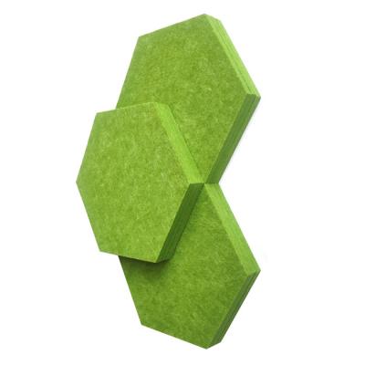 China Hexagon EN 13501-B 9mm Acoustic Wall Tiles for sale