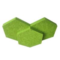 China Hexagon ASTM E84-A 1700gsm Acoustic Wall Panels for sale