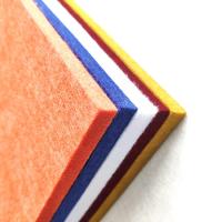 China 9mm 1900gsm SGS PET Polyester Acoustic Panels Geometry Shaping for sale