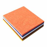 China 9mm 1900gsm SGS PET Polyester Acoustic Panels Geometry Shaping for sale