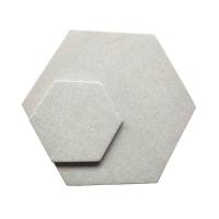 China Hexagon Diameter 300mm Fabric Wrapped Acoustic Panels for sale