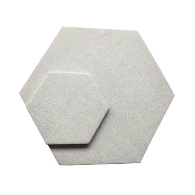 China Hexagon Diameter 300mm Fabric Wrapped Acoustic Panels for sale