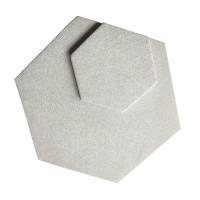 China Geometry Shaping 25mm Length 150mm Fabric Acoustic Panels for sale