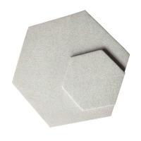 China Hexagon 9mm L150mm Fabric Wrapped Acoustic Panels for sale