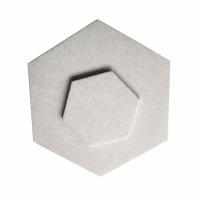 China Hexagon Diameter 300mm Fabric Wrapped Acoustic Panels for sale