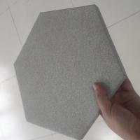 China NRC 0.85 12mm 2400g/Sqm Fabric Wrapped Pet Acoustic Panels for sale
