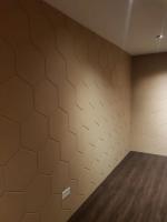 China Noise Reduction Office Decorative 12mm Rigid Felt Wall Tile for sale