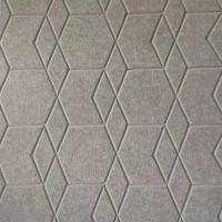 China 20mm Thickness Carved Beveled Edges Acoustic Felt Panels for sale