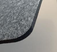 China Sustainable 25mm 3500g/Sqm PET Acoustic Wall Panels for sale